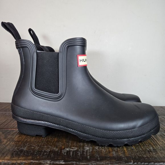Hunter | Shoes | Hunter Original Chelsea Boots Womens Size 6 Short Rain ...